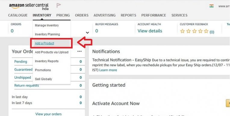 How to Add A New Product on Amazon India - Step By Step Guide - BizTips