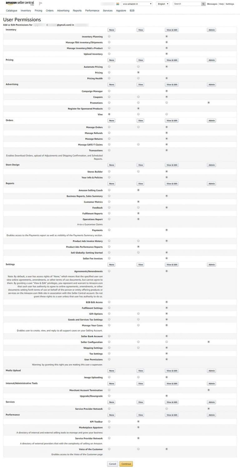 How to Add Sub-Users in Amazon India Seller Account? - BizTips