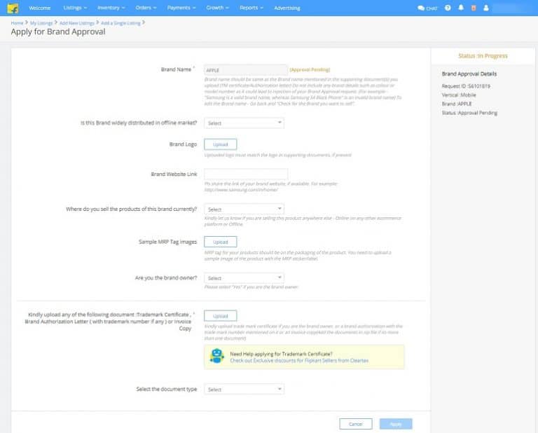 How to Get Brand and Category Approval on Flipkart? - BizTips
