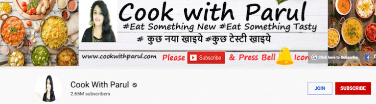 100 Best Indian Food and Recipe YouTube Channels - BizTips