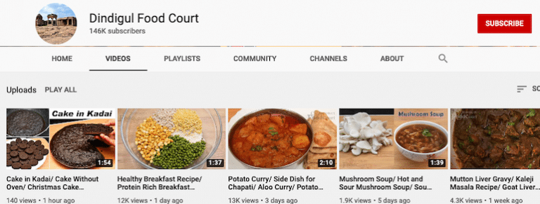 100 Best Indian Food and Recipe YouTube Channels - BizTips