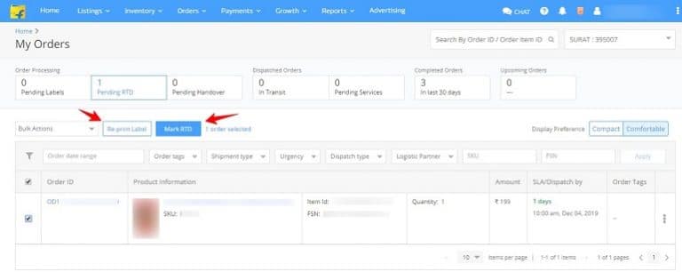 How to Process New Sales Orders in Flipkart? - BizTips